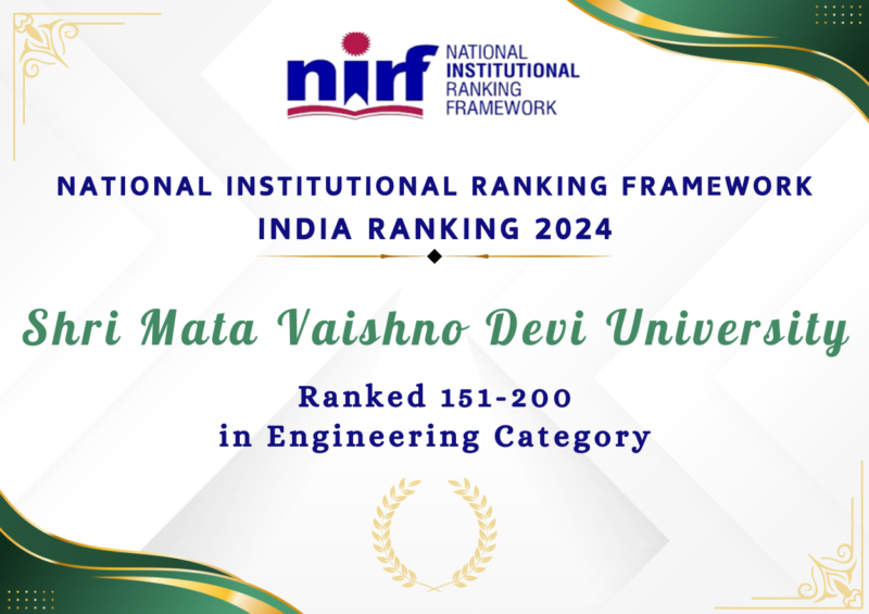 Shri Mata Vaishno Devi University (The only Official Website) – Shri ...